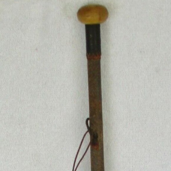 Accessories | Antique Arabic Branch Cane With Quartz Pommel Leather ...